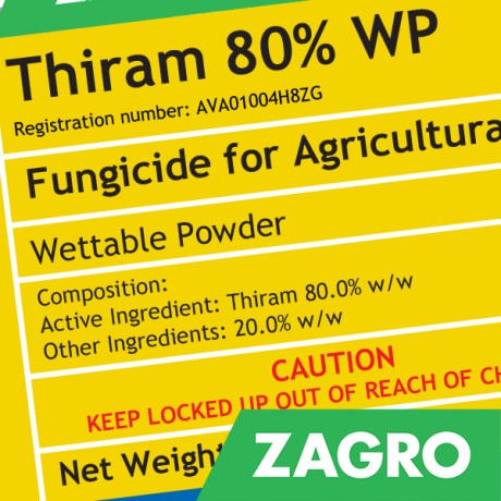 Thiram 80% WP by Zagro Fungicide
